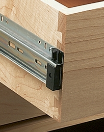 How does the drawer slide release work (Knape and Vogt 26" (660mm ...